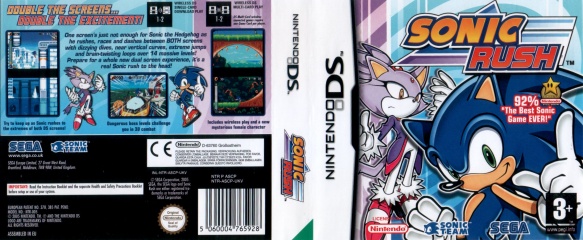 Sonic Rush — Sonic SCANF Info