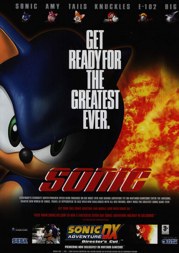 Advertisements - Sonic Adventure DX: Director's Cut — Sonic SCANF Info