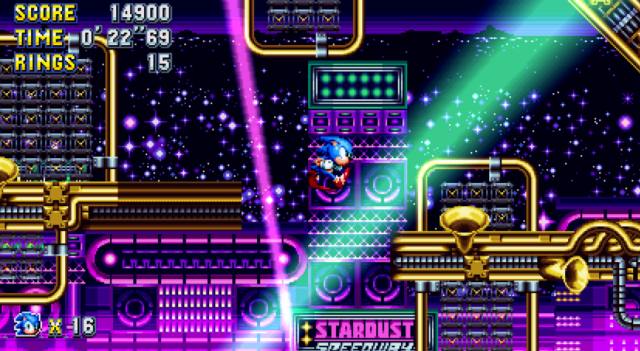 Stardust Speedway (Sonic Mania) — Sonic SCANF Info