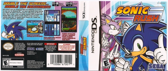 Sonic Rush — Sonic SCANF Info