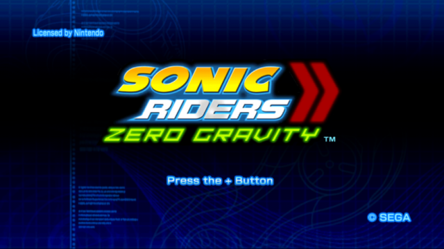 Sonic Riders: Zero Gravity — Sonic SCANF Info