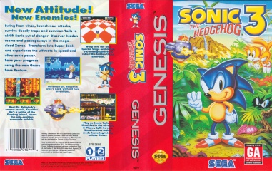Sonic the Hedgehog 3 — Sonic SCANF Info