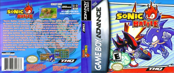 Sonic Battle — Sonic SCANF Info